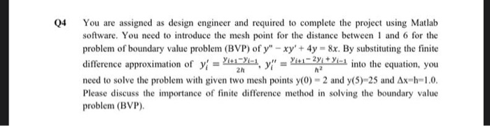 04 You are assigned as design engineer and required | Chegg.com