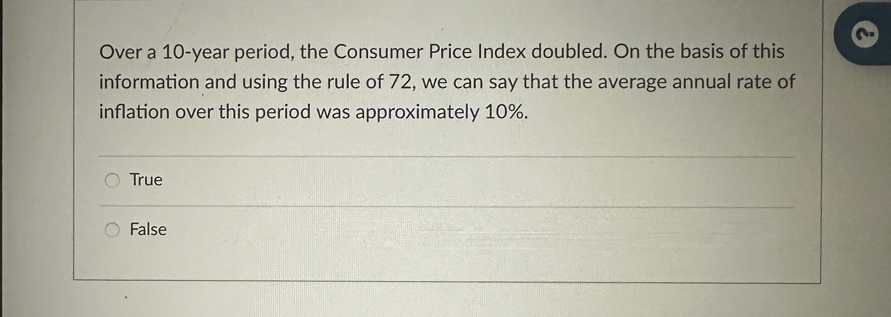 Solved Over a 10-year period, the Consumer Price Index | Chegg.com