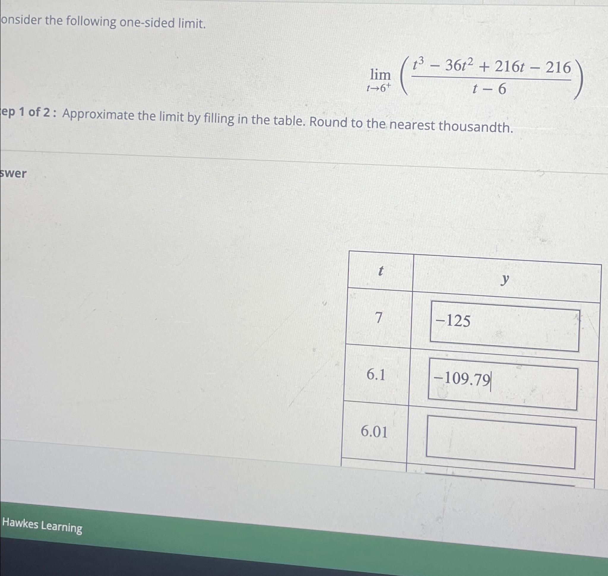 Solved onsider the following one-sided | Chegg.com