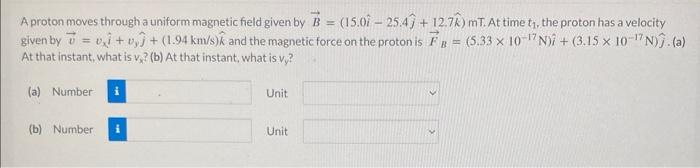 Solved An electron moves through a uniform magnetic field | Chegg.com