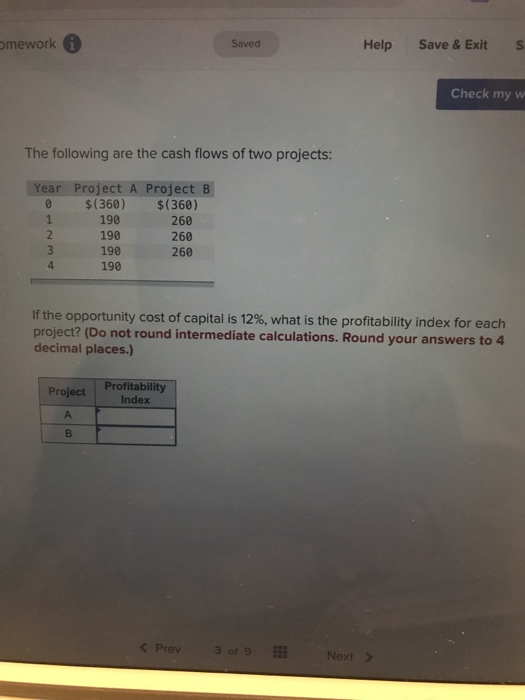 Solved -ork 6 Saved Help Save & Exit Subn Check my work he | Chegg.com