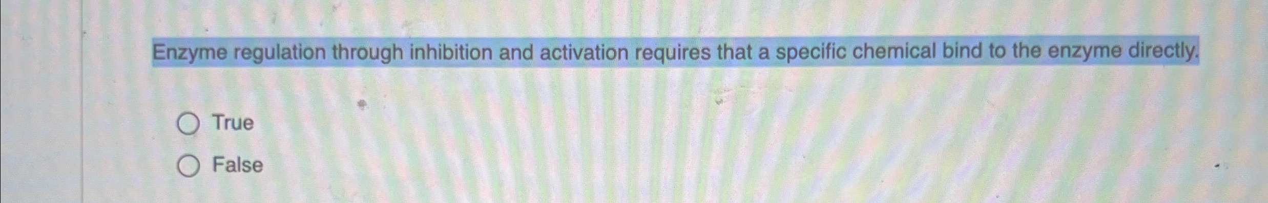 Solved Enzyme regulation through inhibition and activation | Chegg.com