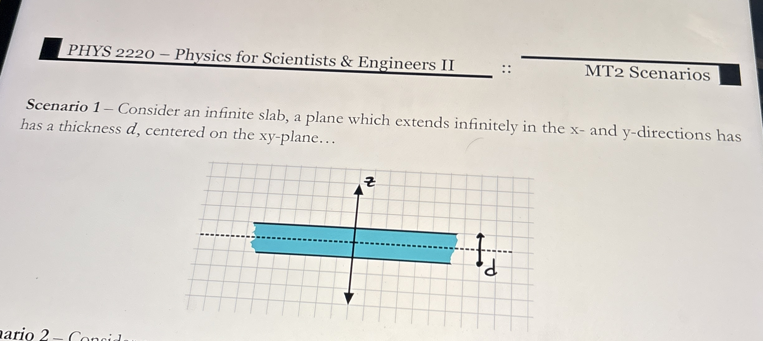 PHYS 2220 - ﻿Physics for Scientists PHYS 2220 - | Chegg.com