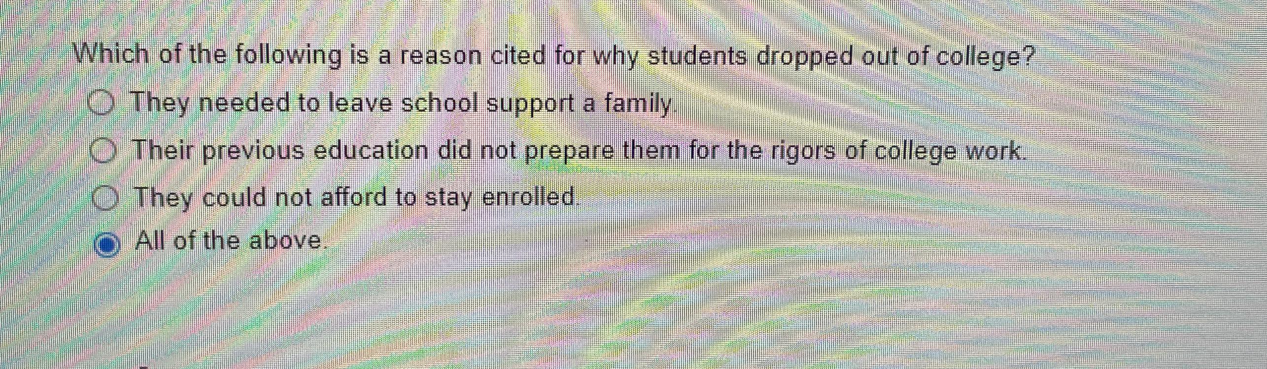 Solved Which of the following is a reason cited for why | Chegg.com