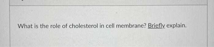 Solved List three functions of cell membrane. What is the | Chegg.com