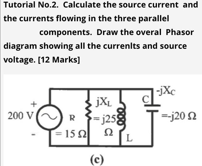 Solved Tutorial No.2. Calculate the source current and the | Chegg.com