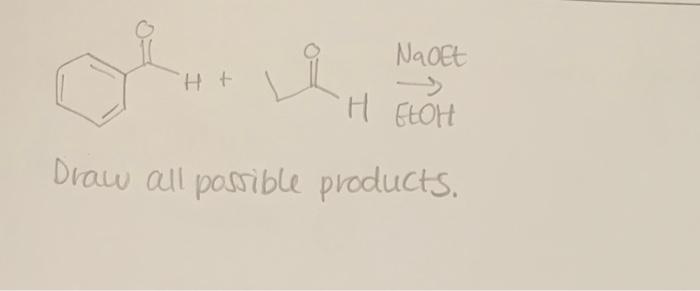 Solved Draw all possible products. | Chegg.com