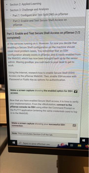 Now that you have enabled Secure Shell access, it is | Chegg.com
