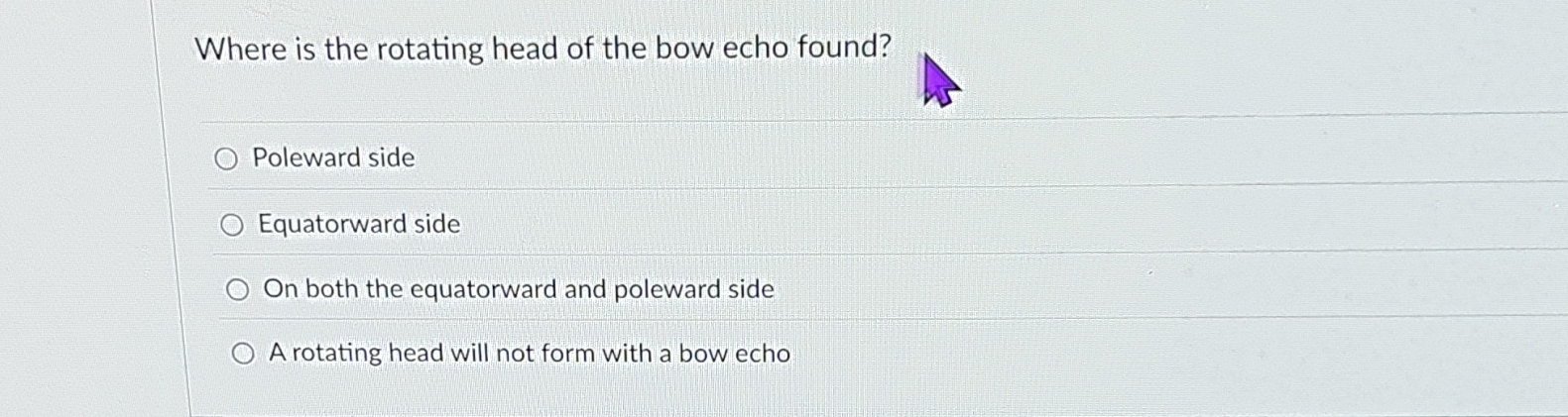 Solved Where is the rotating head of the bow echo | Chegg.com