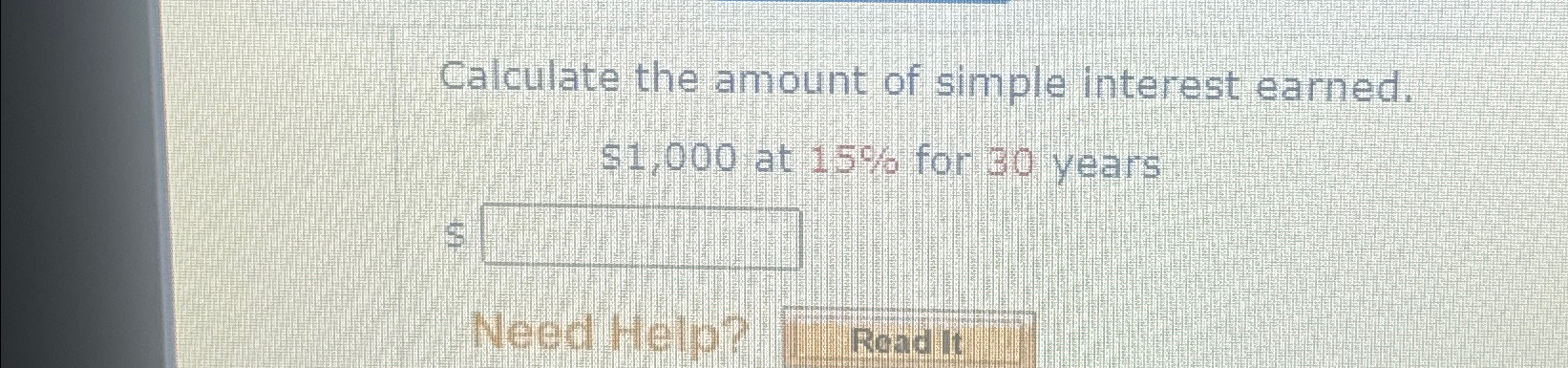 Solved Calculate the amount of simple interest earned. | Chegg.com