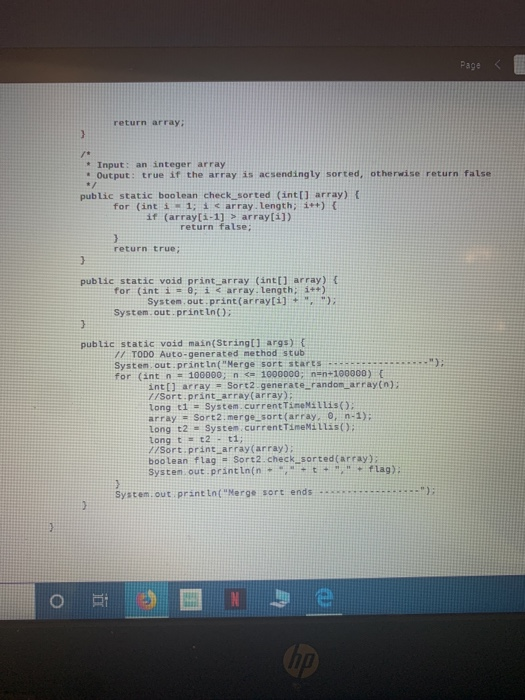 Solved Task 1 80 Pts Implement The Merge Sort Algorithm 6713