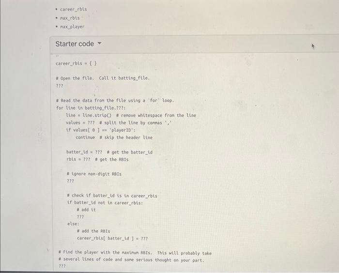 Solved The Lahman Baseball Database is a comprehensive | Chegg.com