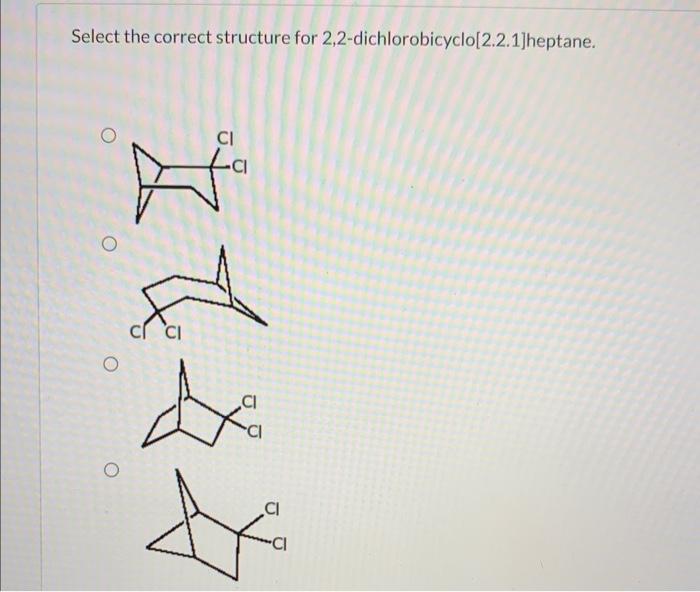 Solved Select the correct structure for | Chegg.com