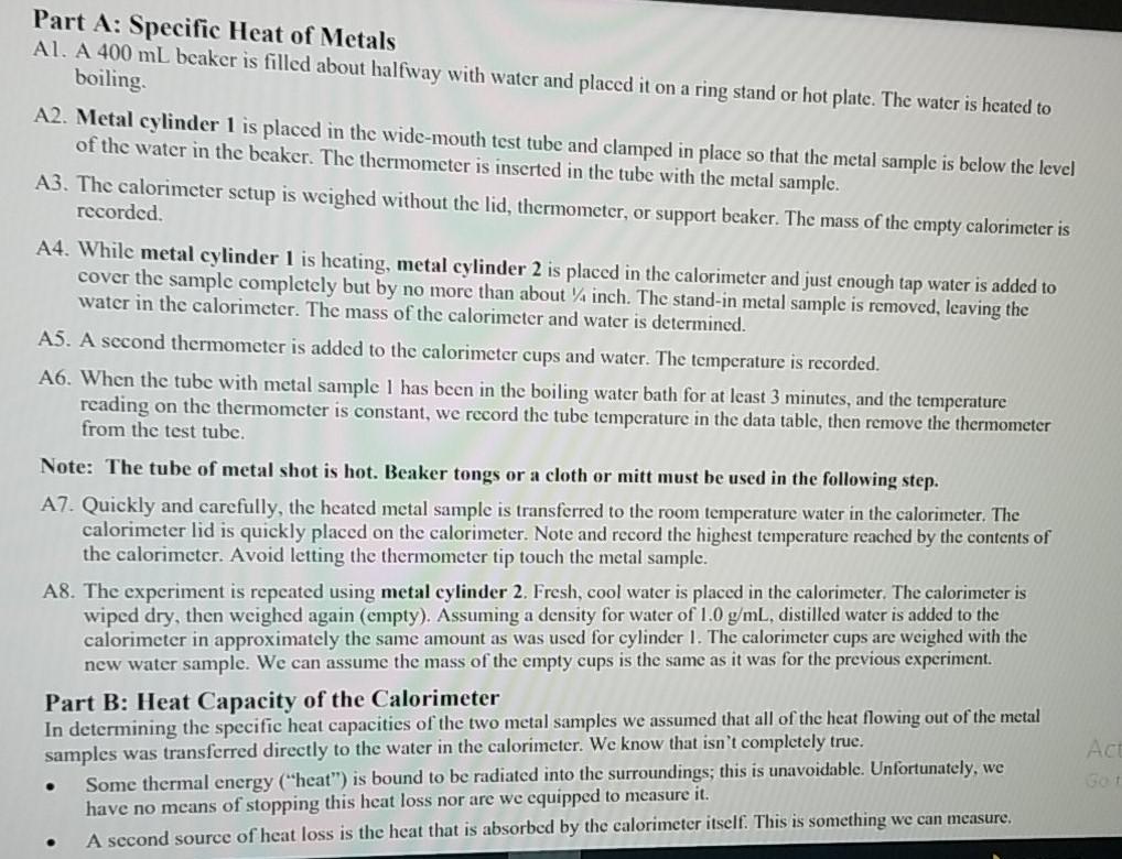 Solved Name 4) Calculate the quantity of heat gained by the | Chegg.com