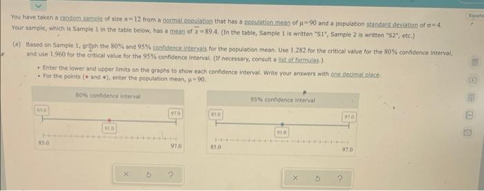Solved You have taken a candom sample of size 12 from a | Chegg.com