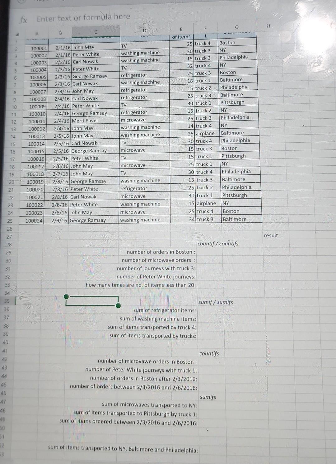 Solved fx Enter text or formula here | Chegg.com