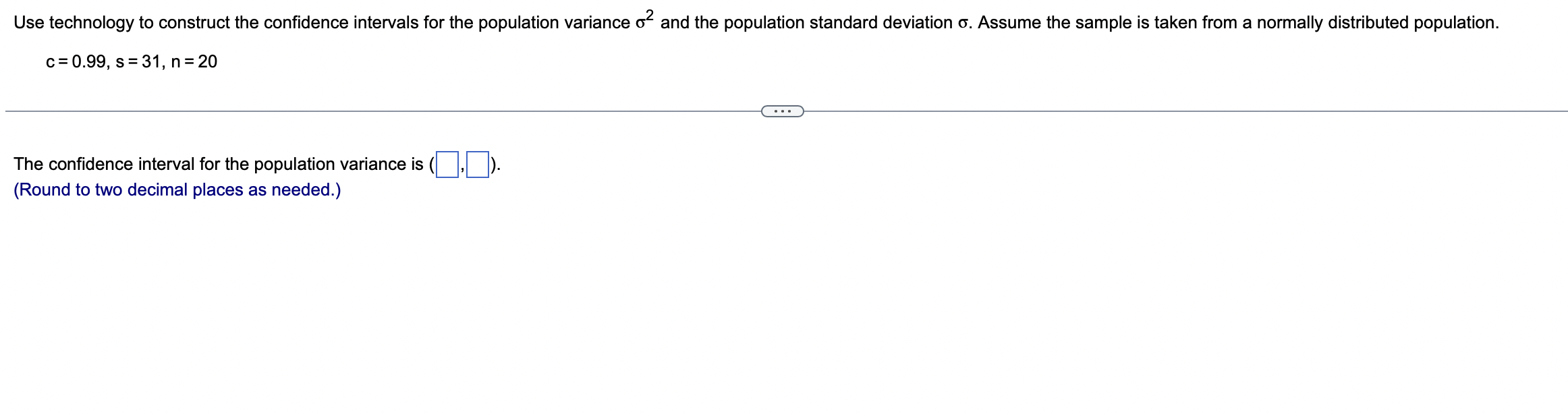 Solved construct the confidence intervals for the population | Chegg.com