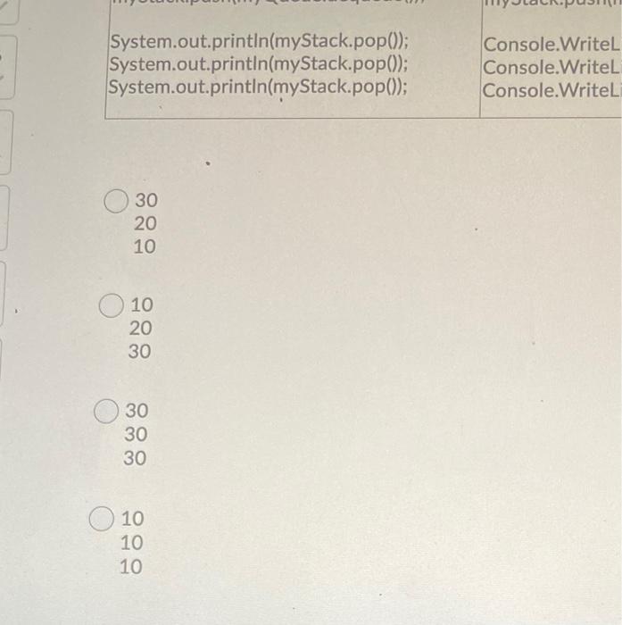 Solved Assuming You Have A Queue Myqueue And A Stack 5349