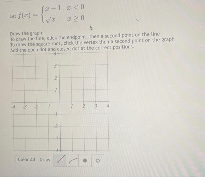 Solved Let f(x)={x−1xx