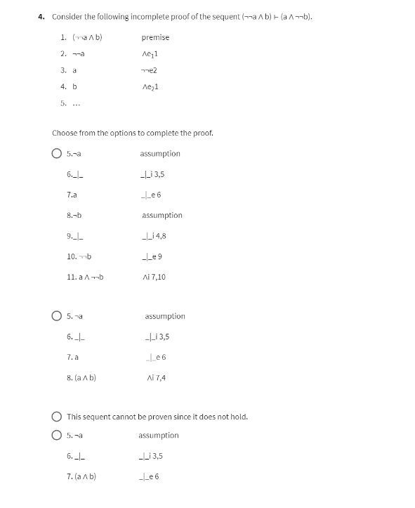 Solved Consider the following incomplete proof of the | Chegg.com