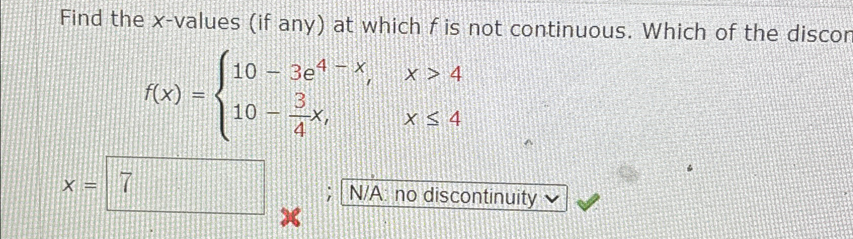 Solved Find the x-values (if any) ﻿at which f ﻿is not | Chegg.com