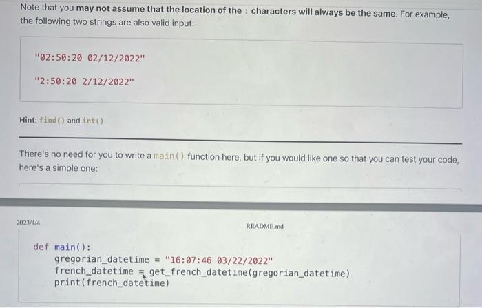 Solved Part 1: Converting to decimal time Write a function | Chegg.com