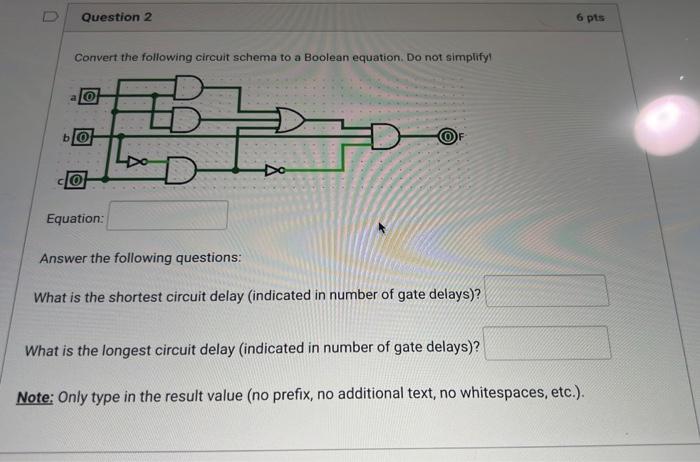 Solved Convert the following circuit schema to a Boolean | Chegg.com
