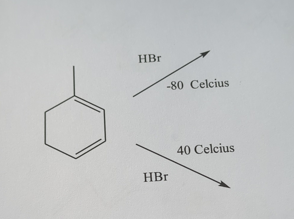 Solved like the major product for both reaction run ono | Chegg.com