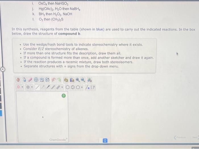 Solved The below synthesis was designed using the Organic | Chegg.com