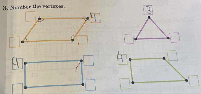 Solved 3. Number the vertexe | Chegg.com