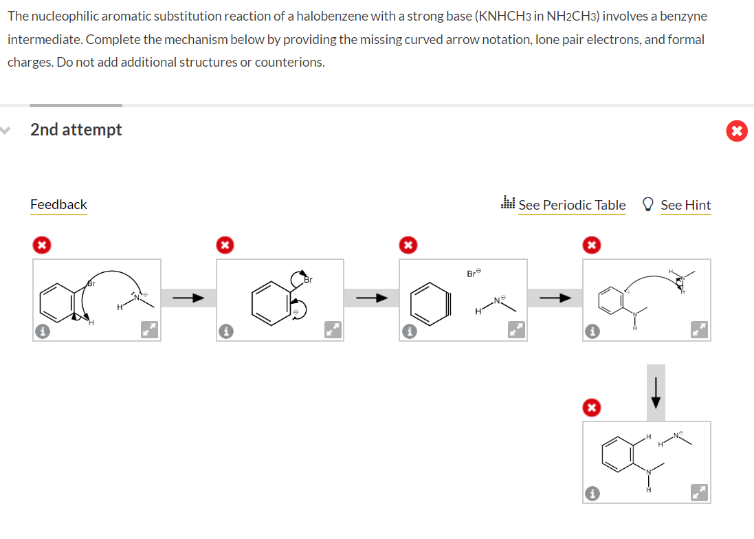 Solved DrawThe nucleophilic aromatic substitution reaction | Chegg.com