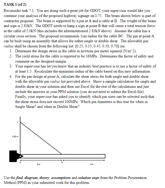 Solved TASK 1 (of 2)Reconsider task 7.1. ﻿You are doing such | Chegg.com