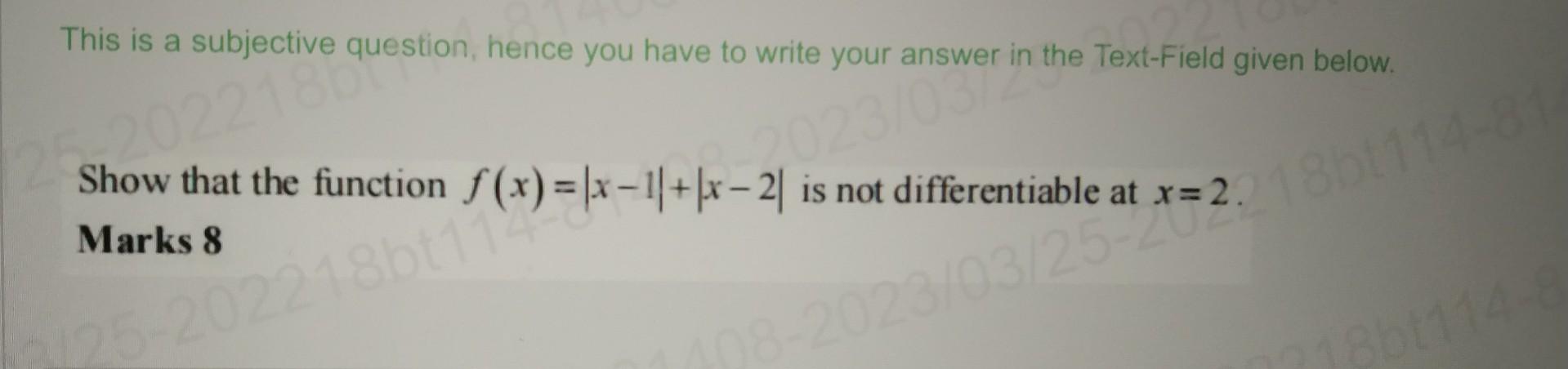 Solved This is a subjective question, hence you have to | Chegg.com