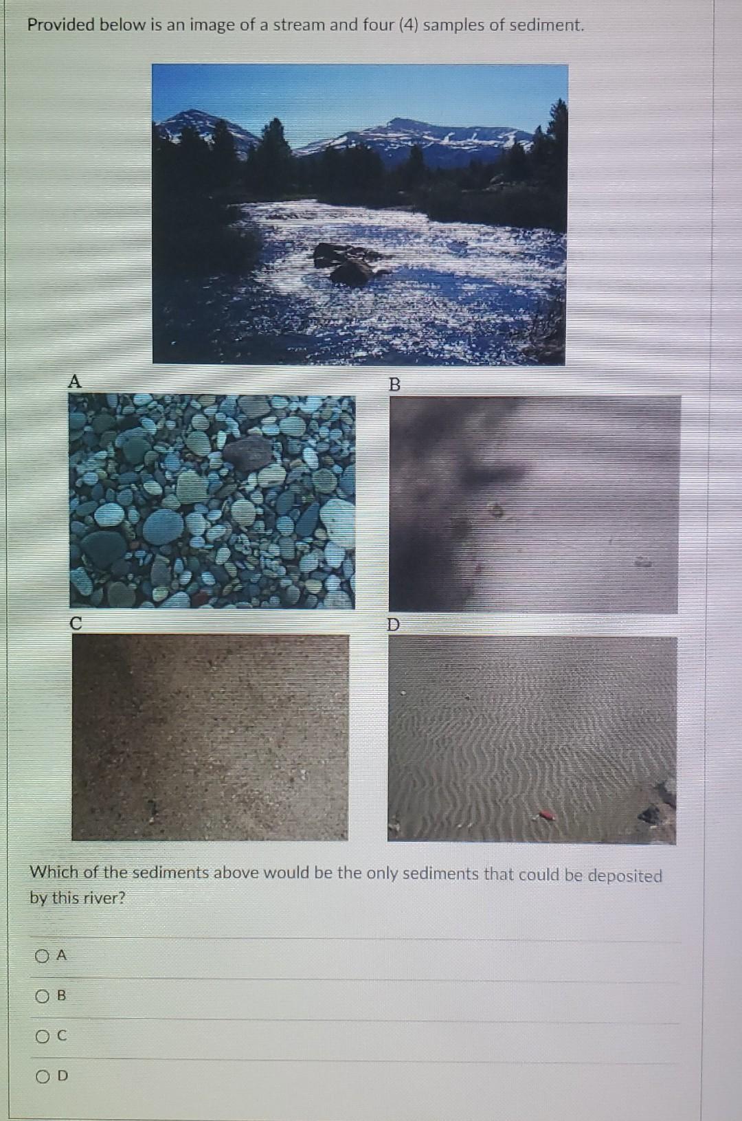Solved Provided below is a graph used in sedimentology | Chegg.com