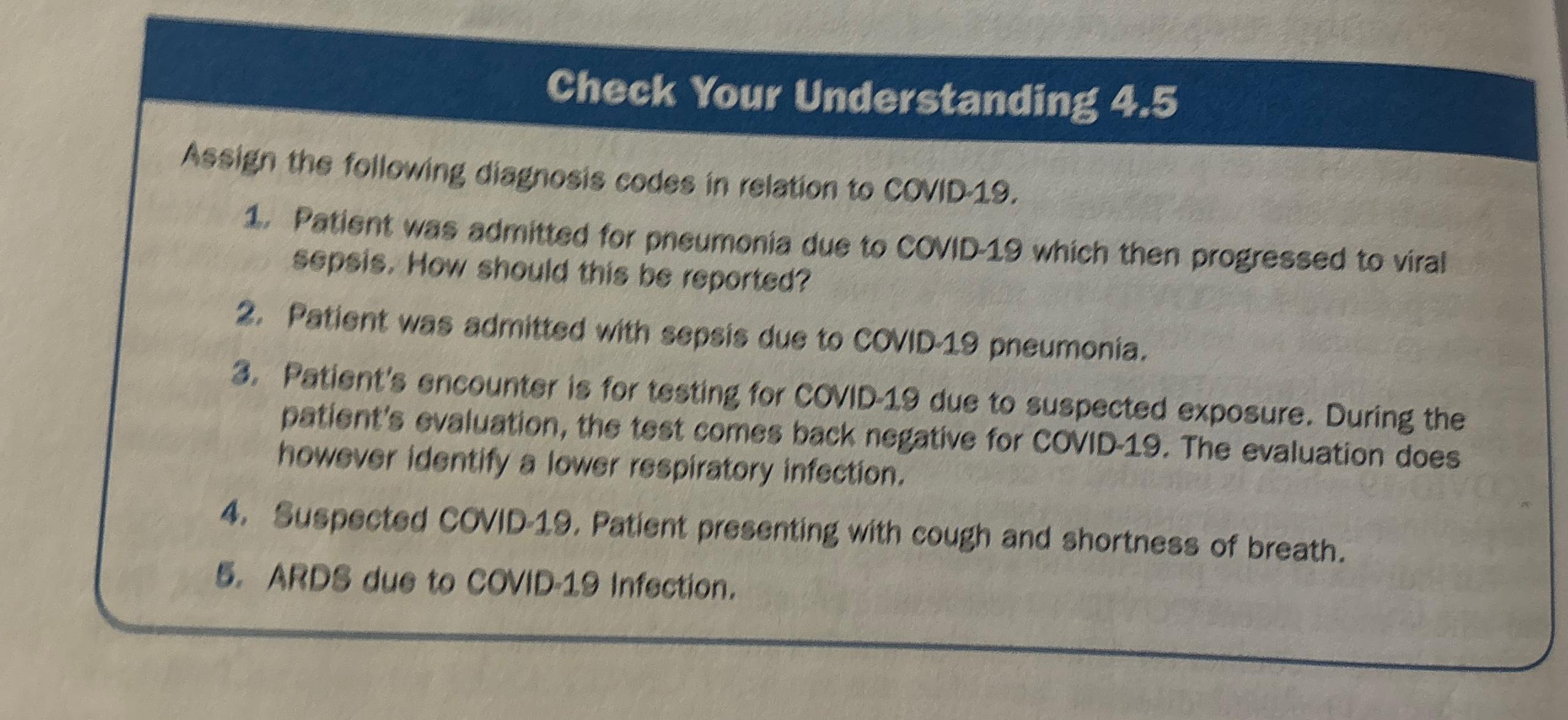 Solved Check Your Understanding 4.5Assign the following | Chegg.com