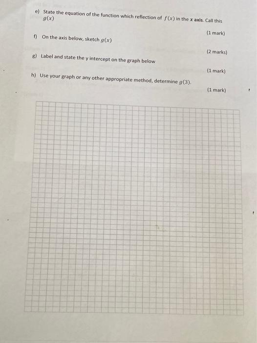 Solved a) Complete the table for the given functions, | Chegg.com
