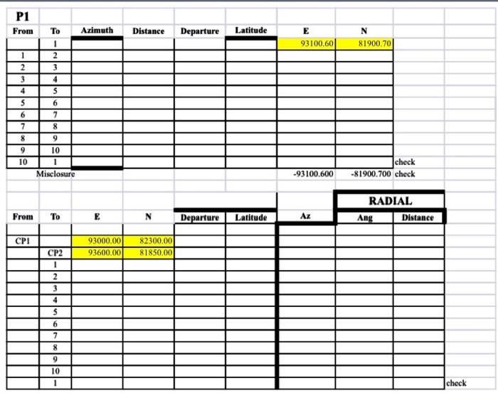 Solved - A building must be laid out for excavation and | Chegg.com