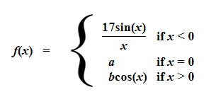 Solved Determine values of a and b that make the given | Chegg.com