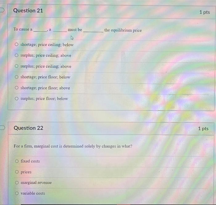 Solved Question 10 1 pts Under free trade, importing a good | Chegg.com