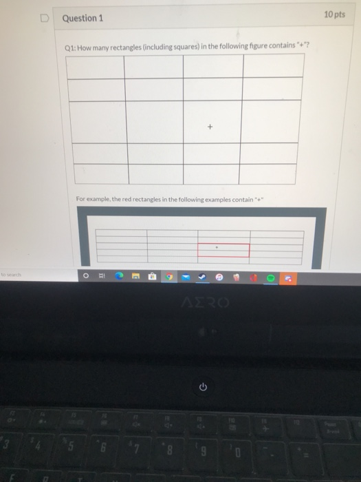 Solved D Question 1 10 pts Q1: How many rectangles | Chegg.com