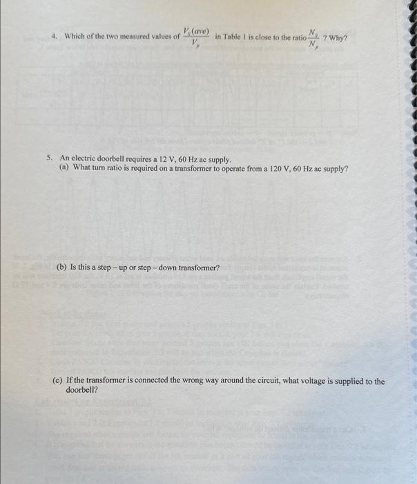Solved Questions 1. Recond in Table 3 the observed data from | Chegg.com