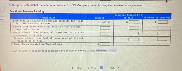 Solved Suppose the Federal Reserve set the reserve | Chegg.com