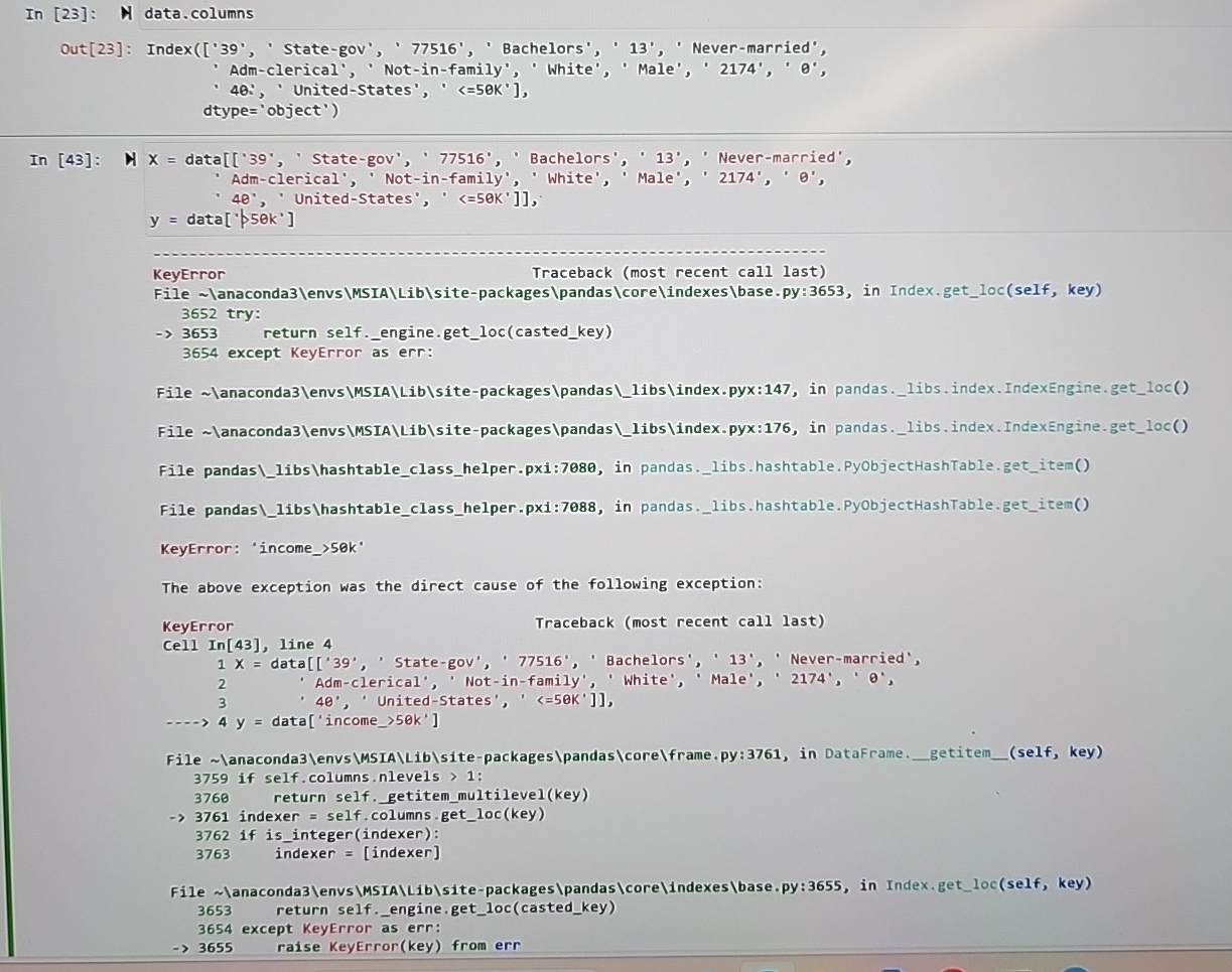Solved In [23]: ,M ﻿data.columnsOut[23]: Index(['39', | Chegg.com