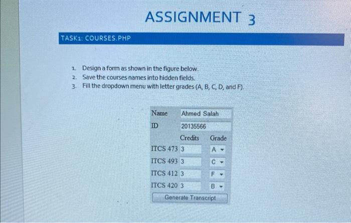 Solved 1. Design a form as shown in the figure below. 2. | Chegg.com