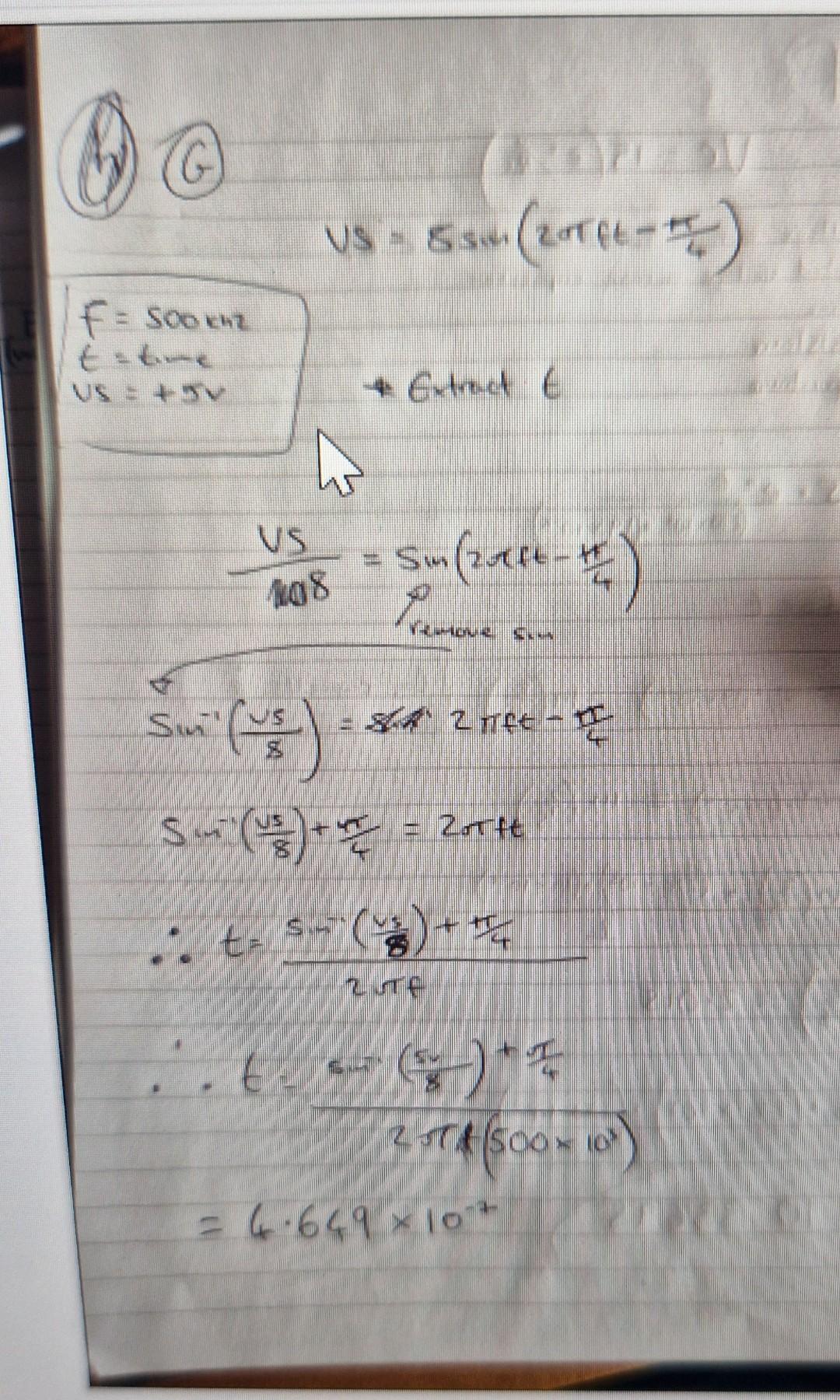 Solved I have made T the subject of this formula and now | Chegg.com
