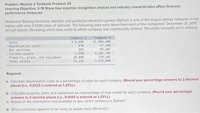 Solved Problem: Module 2 Textbook Problem 20 Learning | Chegg.com