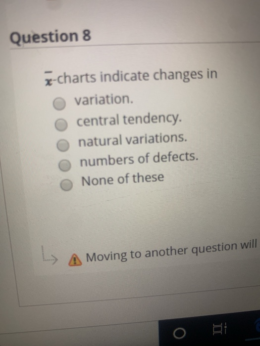 Solved Question 8 3-charts indicate changes in O variation. | Chegg.com