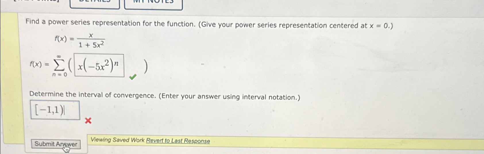 Solved Find a power series representation for the function. | Chegg.com
