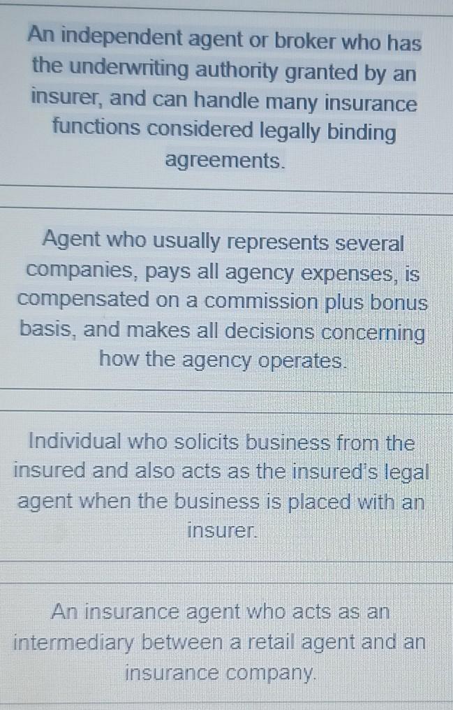 Solved For each definition on the left, select drag and drop | Chegg.com