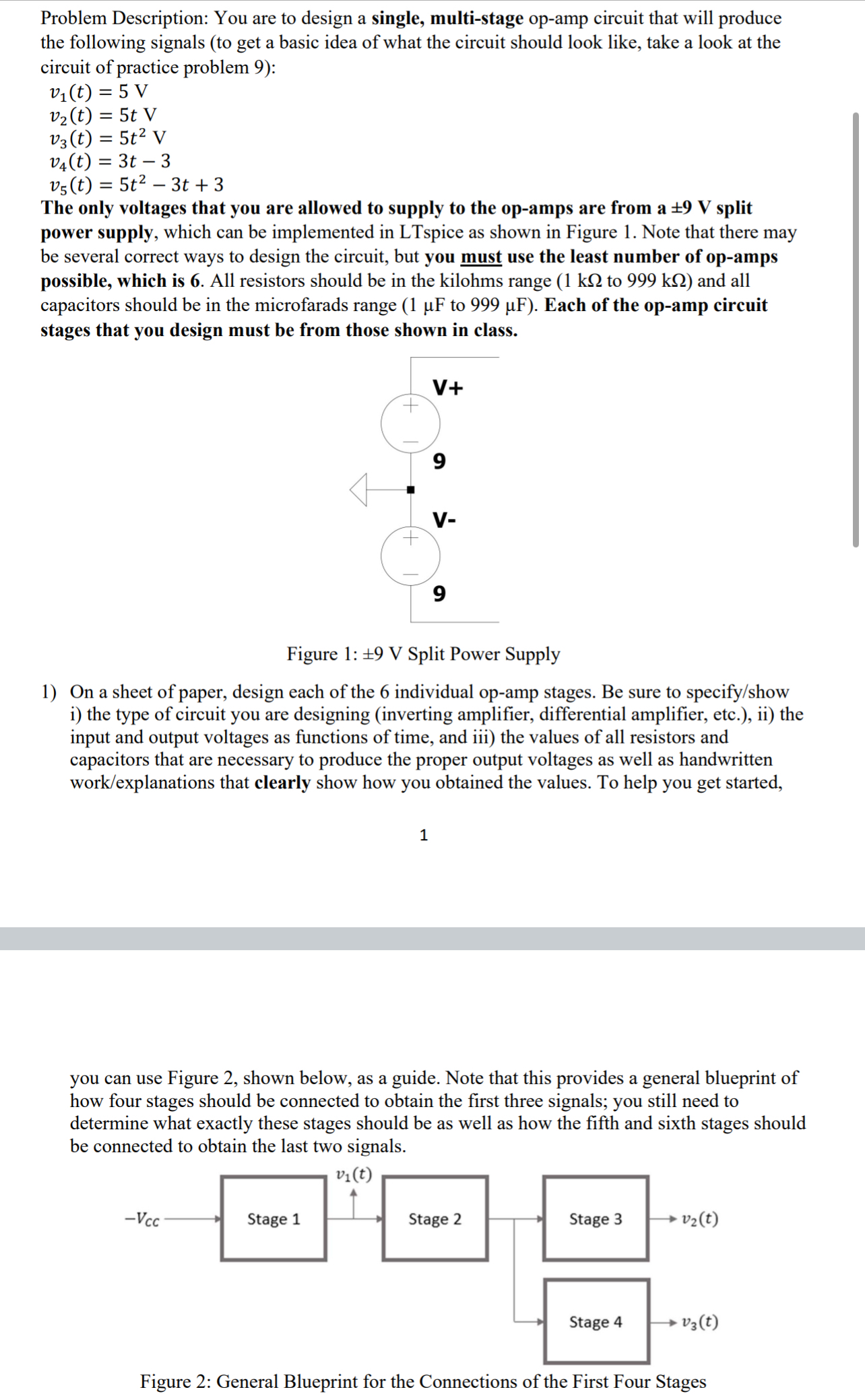 Solved Problem Description: You are to design a single, | Chegg.com